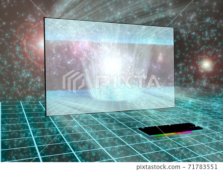 Game PC image cut - Stock Illustration [71783551] - PIXTA