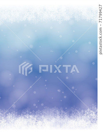 Winter snowflake background (vertical) - Stock Illustration [71799427 ...