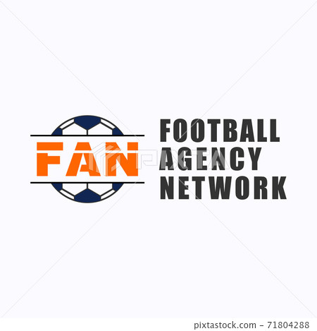 Football Agency Logo Design Template, Football... - Stock Illustration ...