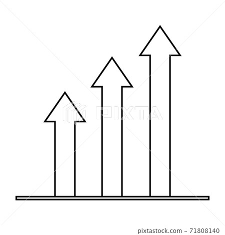 Isolated increased report draw - Stock Illustration [71808140] - PIXTA