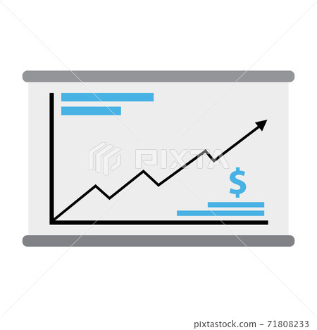 Isolated increased report - Stock Illustration [71808233] - PIXTA