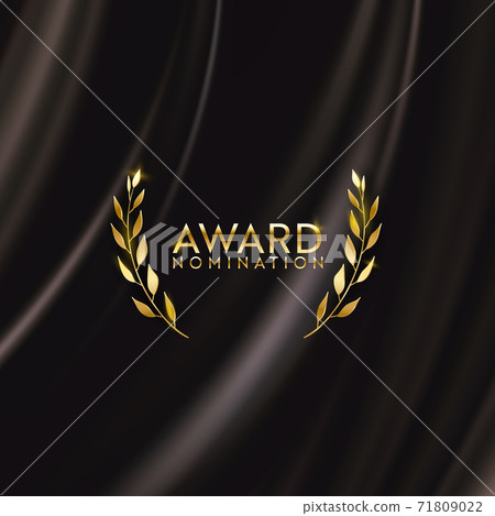 award, gold, winner, movie, nomination, design,... - Stock Illustration ...