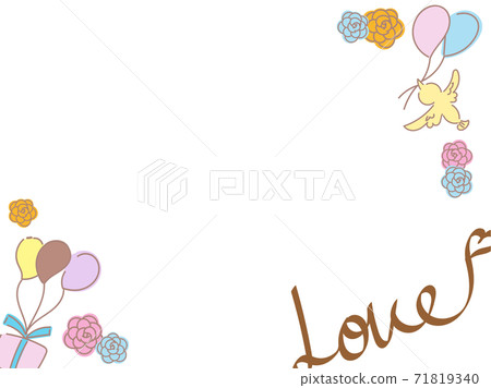 Cute fairy tale frame - Stock Illustration [71819340] - PIXTA