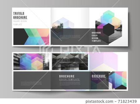Vector layout of square format covers design... - Stock Illustration ...