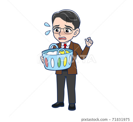 cleaning, suit, suits - Stock Illustration [71831975] - PIXTA