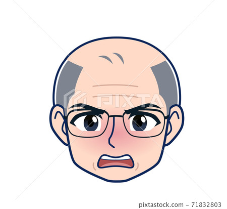 Bald uncle - Stock Illustration [71832803] - PIXTA