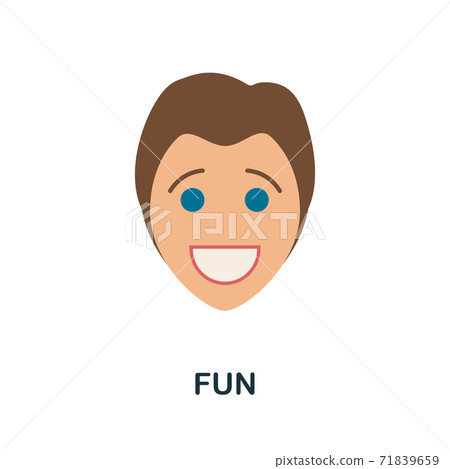 Fun icon. Simple element from core values... - Stock Illustration ...