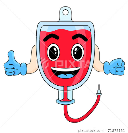 blood transfusion cartoon character-插圖素材 [71872131] - PIXTA圖庫