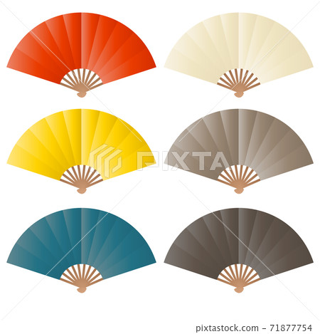 japanese fan, icon, icons - Stock Illustration [71877754] - PIXTA