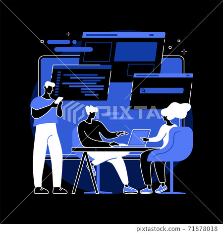 System software development abstract concept... - Stock Illustration ...