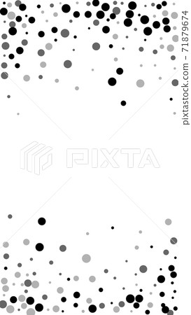 Scattered random black dots. Dark points dispersio - Stock Illustration ...