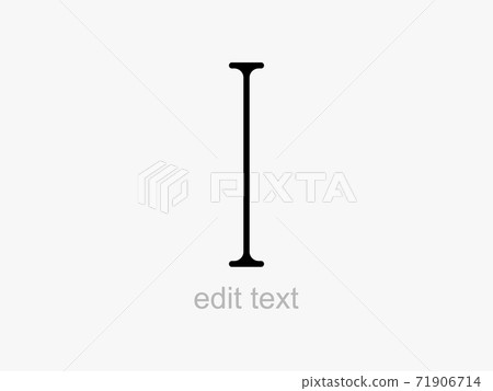 Text edit cursor pointer. Font input symbol and... - Stock Illustration ...