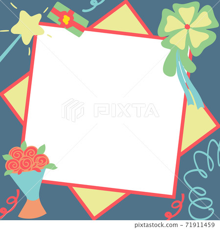 Birthday frames. Celebration. Vector in square... - Stock Illustration ...