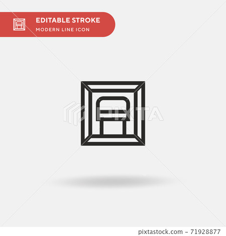 Screen Simple vector icon. Illustration symbol... - Stock Illustration ...