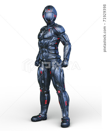Cyber man - Stock Illustration [71929398] - PIXTA