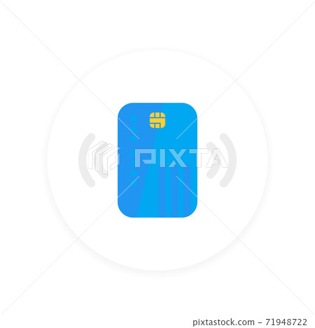 Contactless credit card icon - Stock Illustration [71948722] - PIXTA