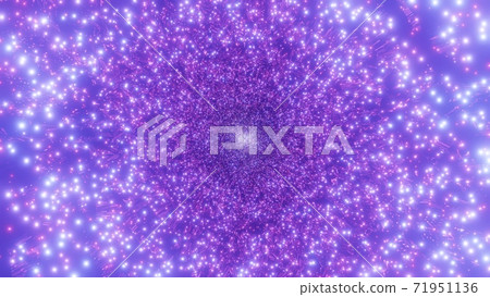 Bright space particles galaxy fly through 3d... - Stock Illustration ...