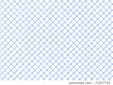 Dotted line _ check _ grid _ hand-painted feeling - Stock Illustration ...