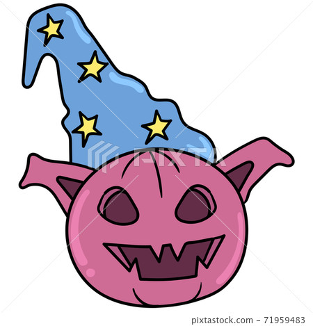 pig monster halloween scary face - Stock Illustration [71959483] - PIXTA