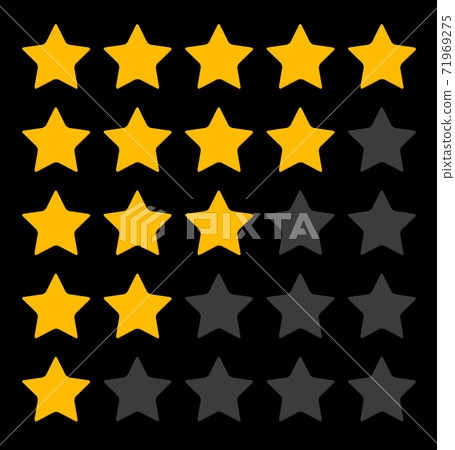 Star rank background. Vector Illustration - Stock Illustration ...