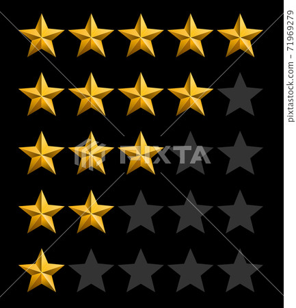 Star rank background. Vector Illustration-插圖素材 [71969279] - PIXTA圖庫