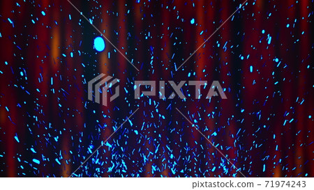 Many glowing sparks fly up, computer generated.... - Stock Illustration ...