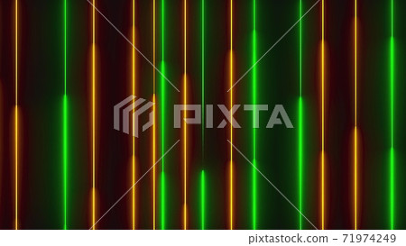 Many vertical neon lighting lines, abstract... - Stock Illustration ...