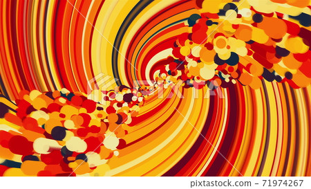 Twisted abstract element from colored lines and... - Stock Illustration ...