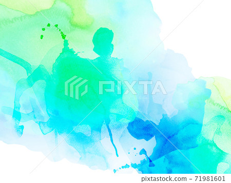 Refreshing watercolor texture-there are... - Stock Illustration ...