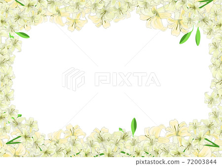Beautiful handwritten lily flower background /... - Stock Illustration ...