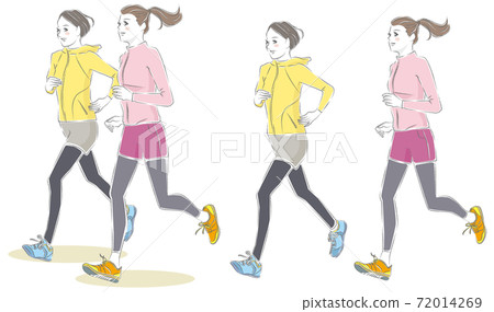 Running_exercise - Stock Illustration [72014269] - PIXTA