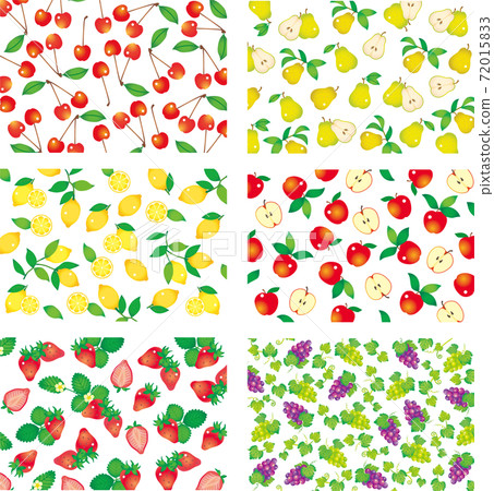 Fruit pattern set - Stock Illustration [72015833] - PIXTA