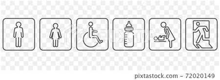 loo, restroom, toilet - Stock Illustration [72020149] - PIXTA