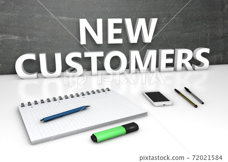 New Customers - Stock Illustration [72021584] - PIXTA
