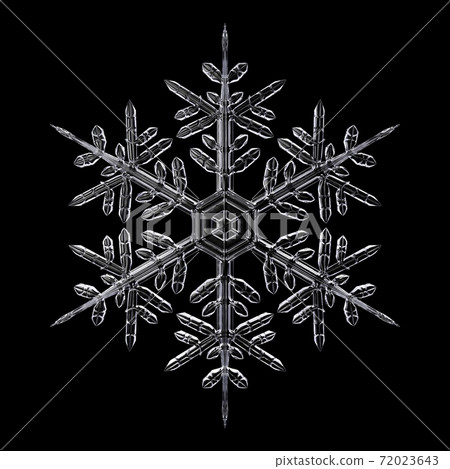 Crystal of snow - Stock Illustration [72023643] - PIXTA