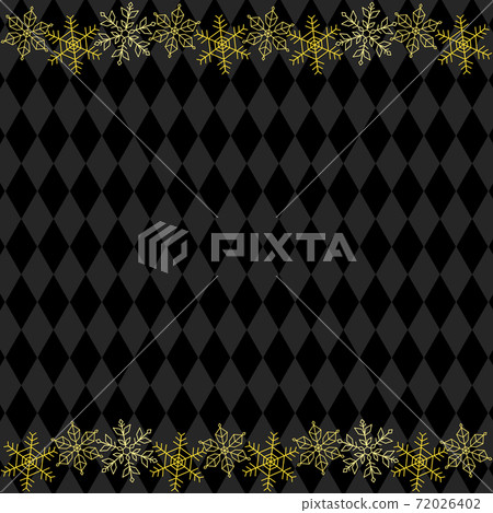 Snowflake and diamond pattern background square... - Stock Illustration ...