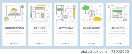Vector modern thin line art style modification... - Stock Illustration ...