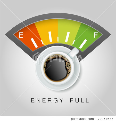 Coffee energy concept vector realistic... - Stock Illustration ...
