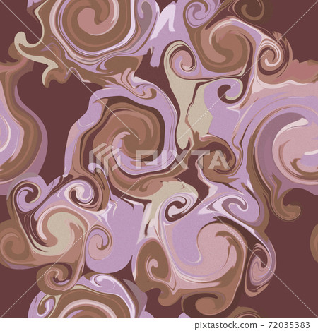 Abstract swirl brush strokes repeat pattern. - Stock Illustration ...