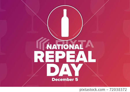 National Repeal Day. December 5. Holiday... - Stock Illustration ...