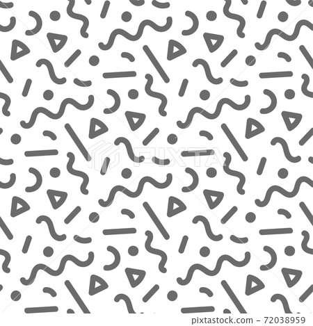 Simple memphis seamless pattern background - Stock Illustration ...