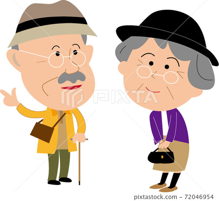 Go out together - Stock Illustration [72046954] - PIXTA