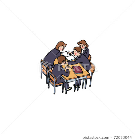 Group learning - Stock Illustration [72053044] - PIXTA