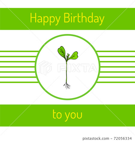 hand drawn sprout plant - Stock Illustration [72056334] - PIXTA