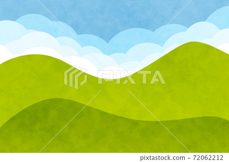 Mountain background rectangular clouds... - Stock Illustration ...