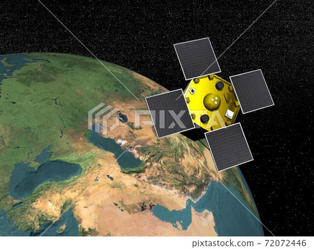 Acrimsat satellite - 3D render - Stock Illustration [72072446] - PIXTA