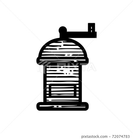 coffee roaster icon hand drawn vector... - Stock Illustration [72074783 ...