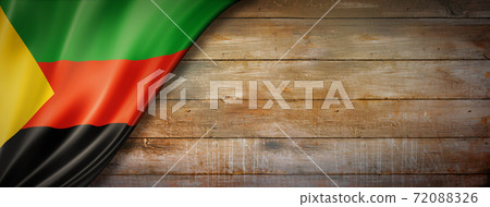Azawad MNLA flag on vintage wood wall banner - Stock Illustration ...