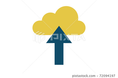 Image illustration of cloud synchronization - Stock Illustration ...