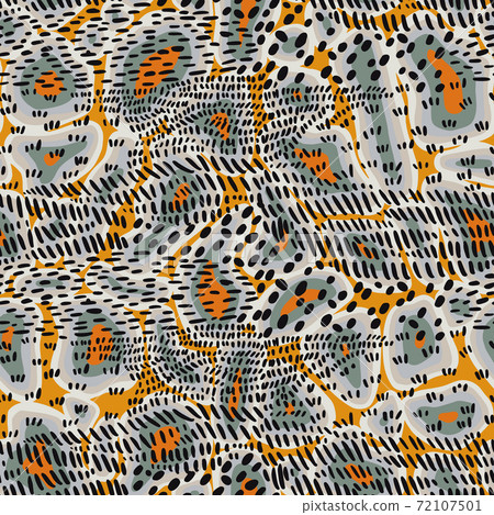 Natural organic cells seamless pattern. - Stock Illustration [72107501 ...